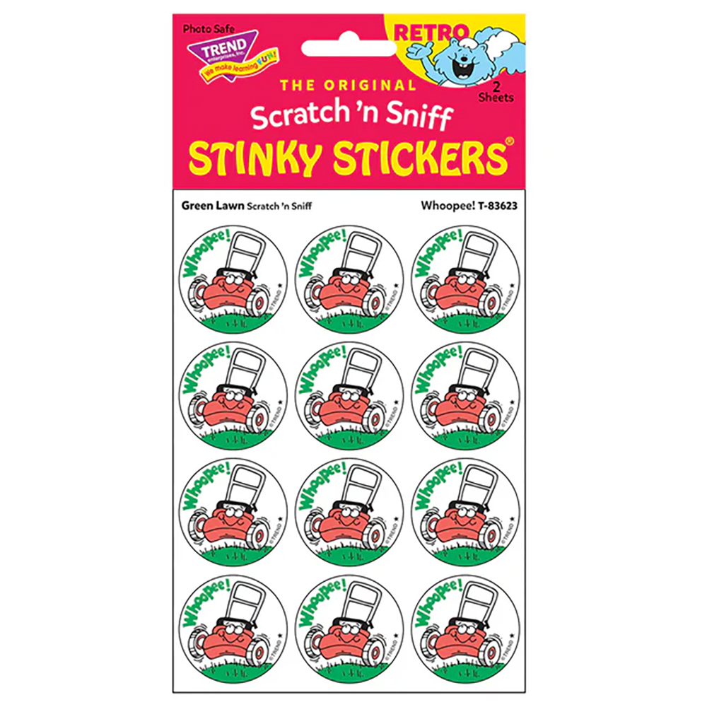 NEW PRODUCTS - Whoopee!, Green Lawn n Sniff Stinky Stickers®