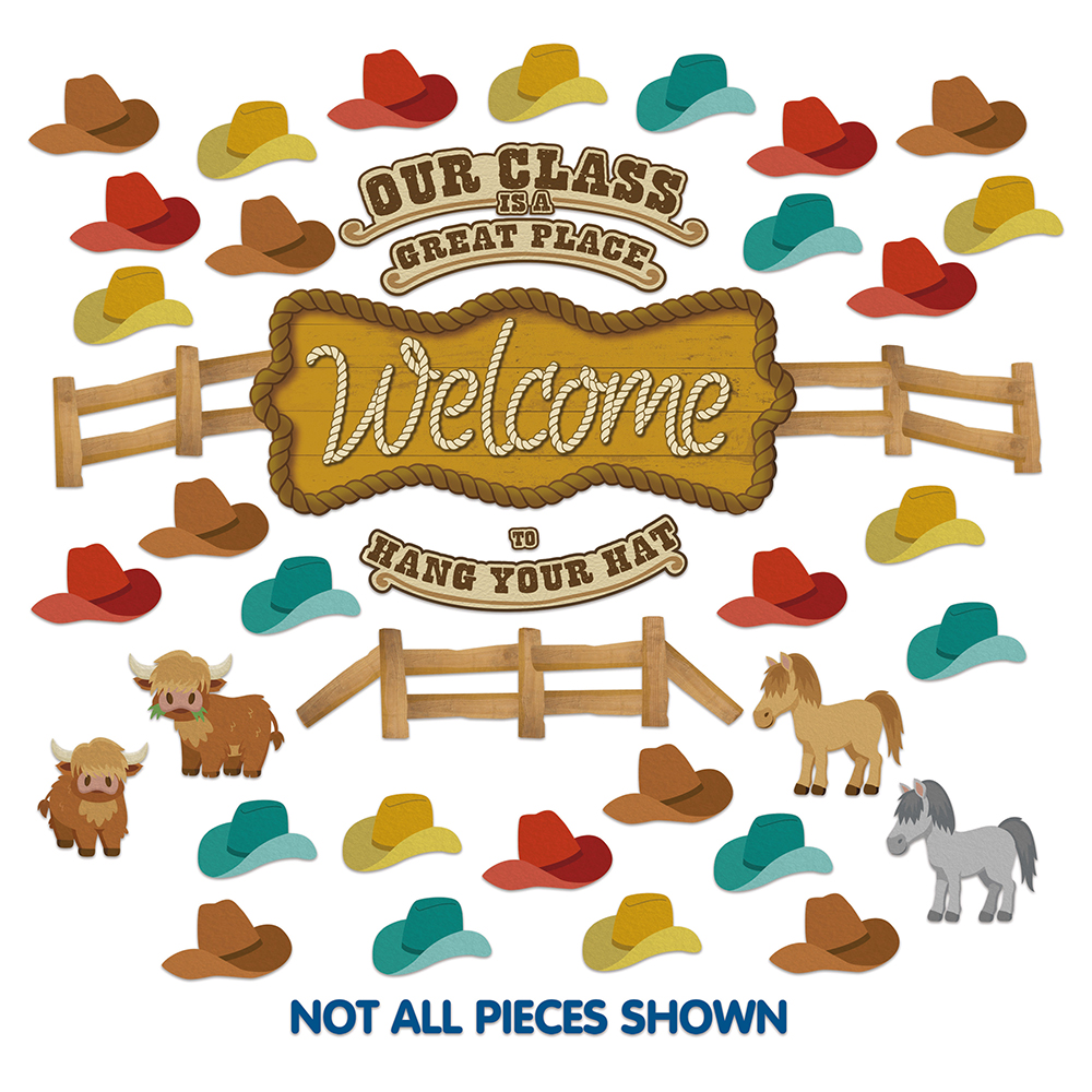 Bulletin Board Decor - Wild Wild Classroom Welcome Buletin Board Set