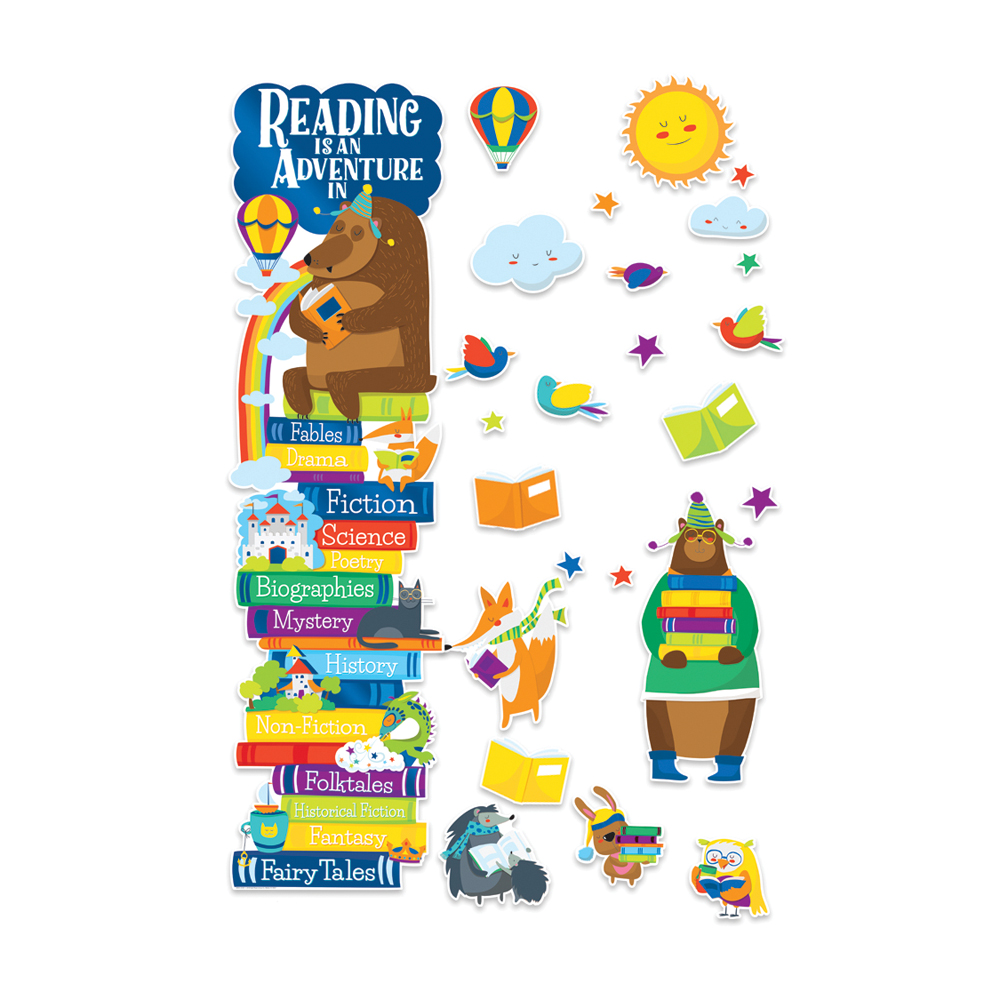 Door Decorations - Reading Is An Adventure All-In-One Door Decor Kit