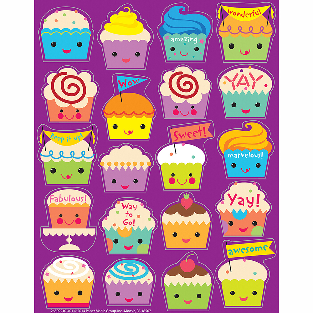 Incentives & Rewards - Cupcake Scented Stickers