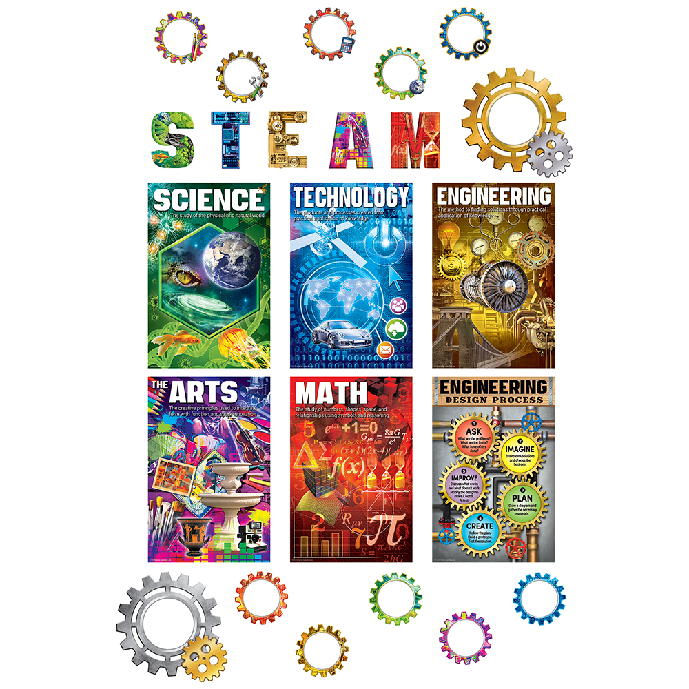 Bulletin Board Decor - STEAM Bulletin Board Set