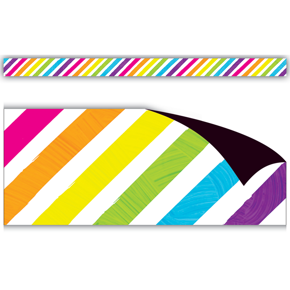 NEW PRODUCTS - Magnetic Border - Brights 4Ever Stripes