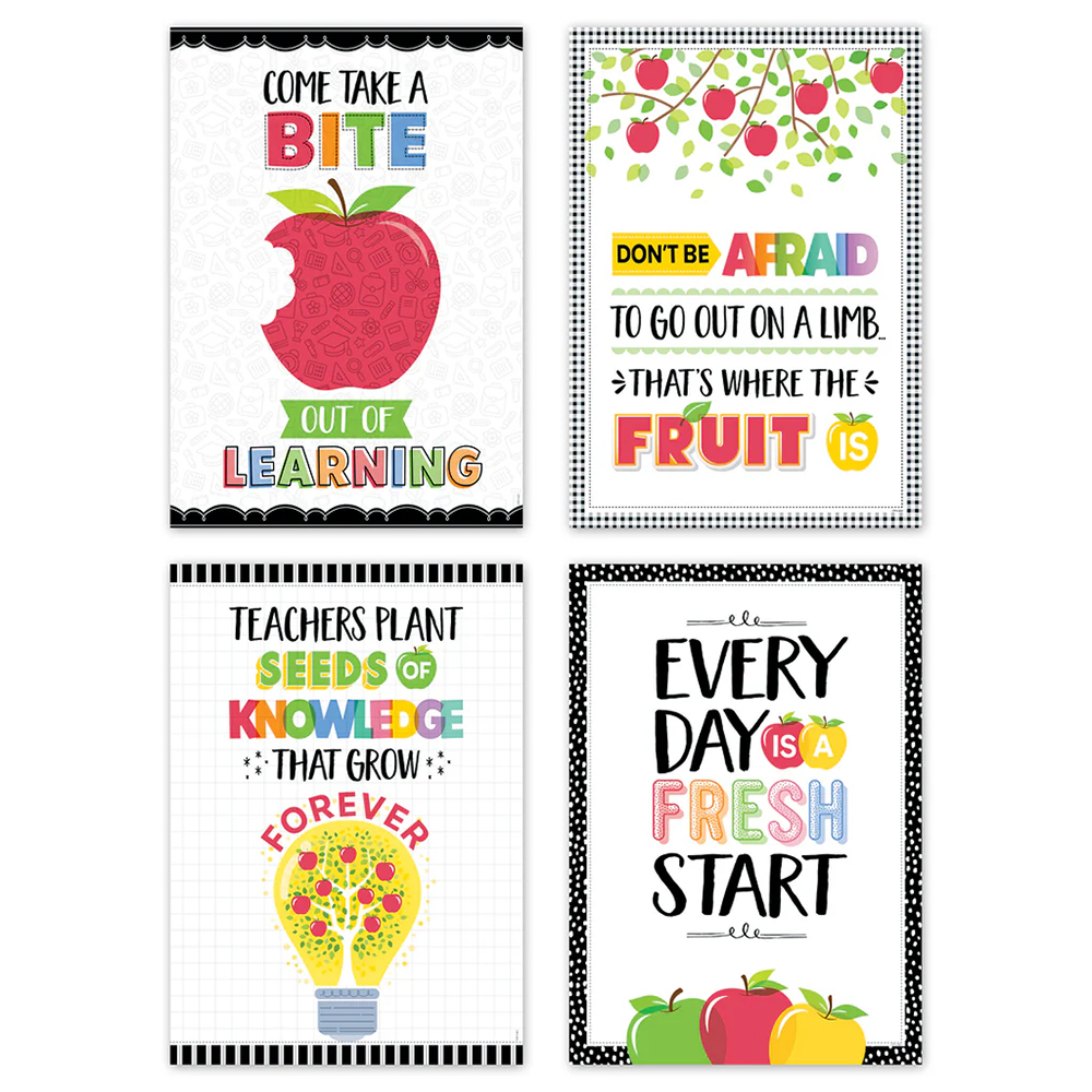 Posters - Apple Time Inspire U® 4-Poster Pack