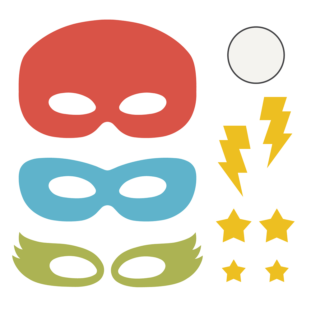Die Cutting Supplies - AccuCut® Super Hero Masks