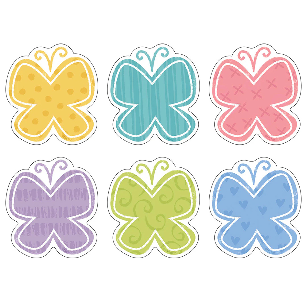 Bulletin Board Decor - Garden Butterflies Mini Accents Variety Pack