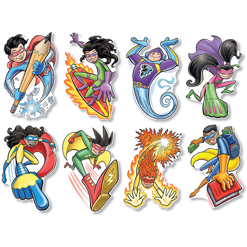 Bulletin Board Decor - Superheroes Bulletin Board Set