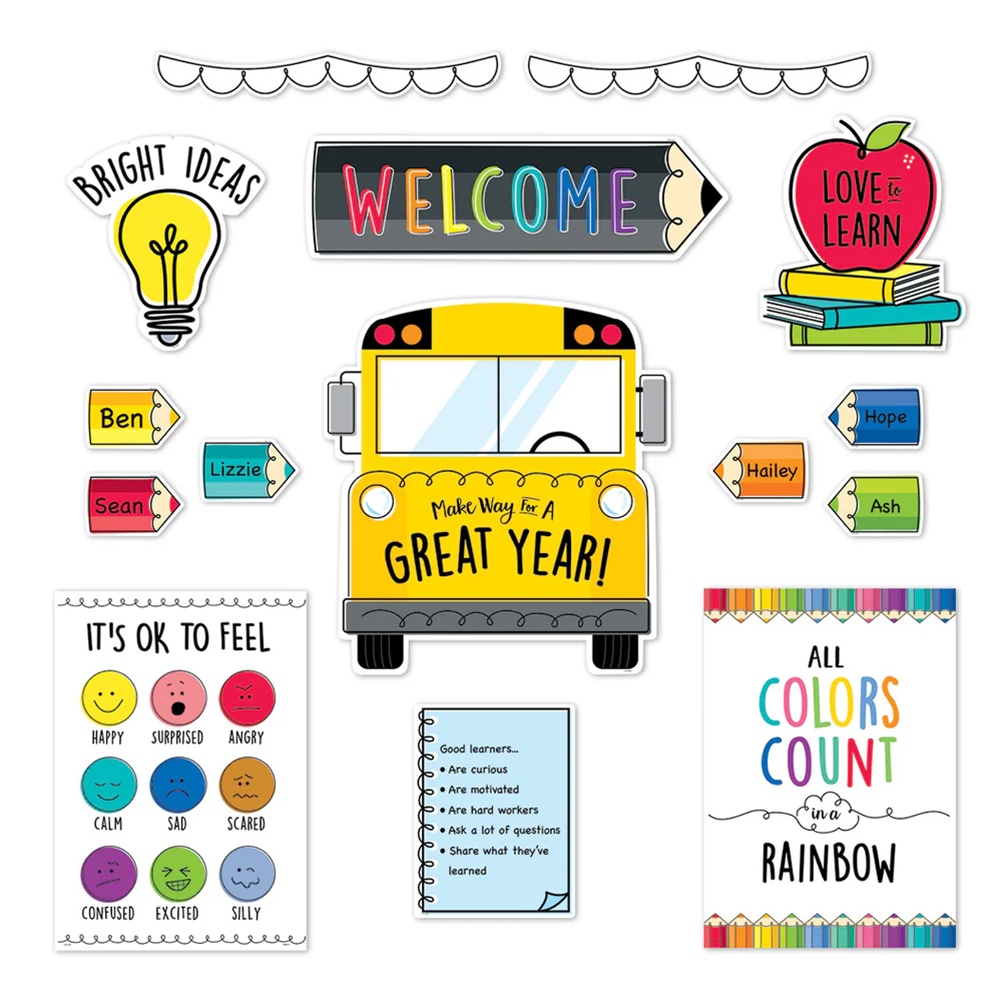 Bulletin Board Decor - Ready for School Bulletin Board