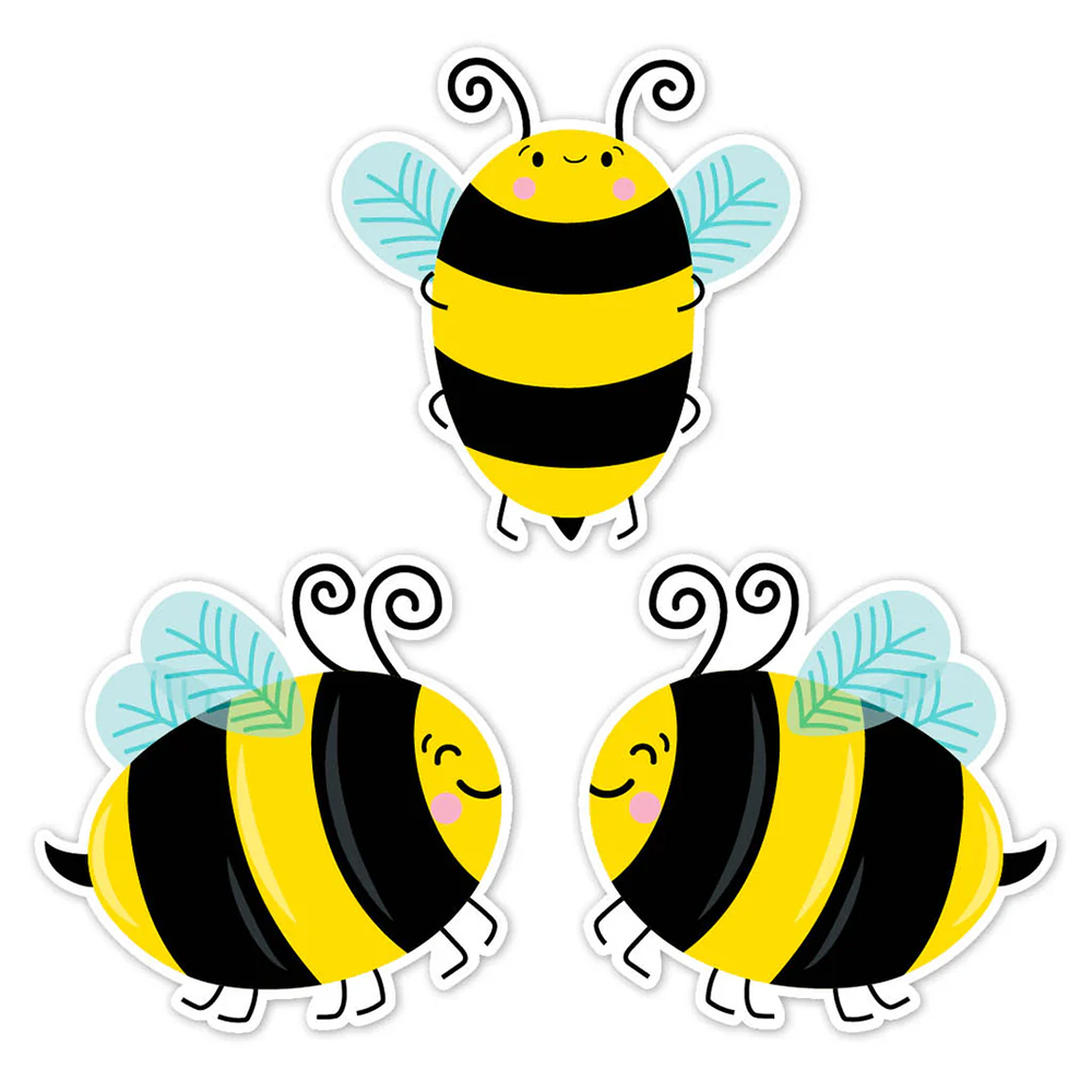 Bulletin Board Decor - Bees Designer Cut-Outs