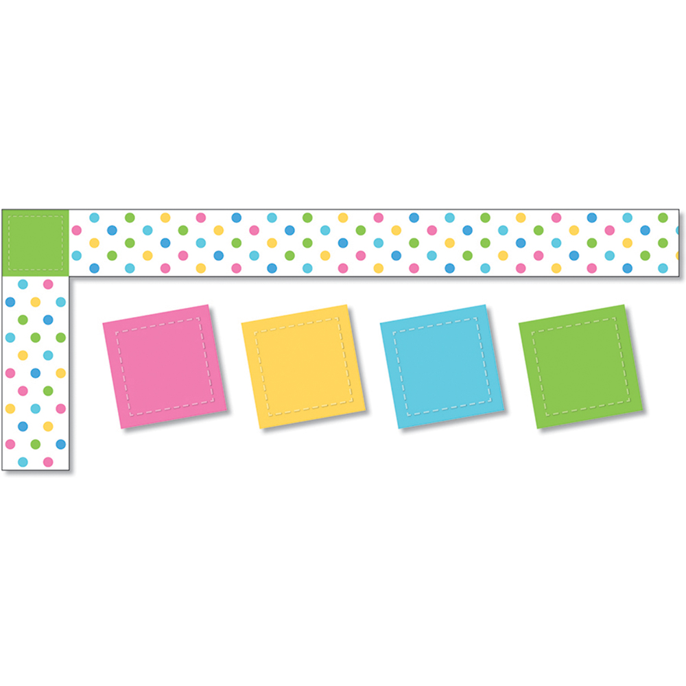 Bulletin Board Decor - Polka Dots Trimmer - Spring