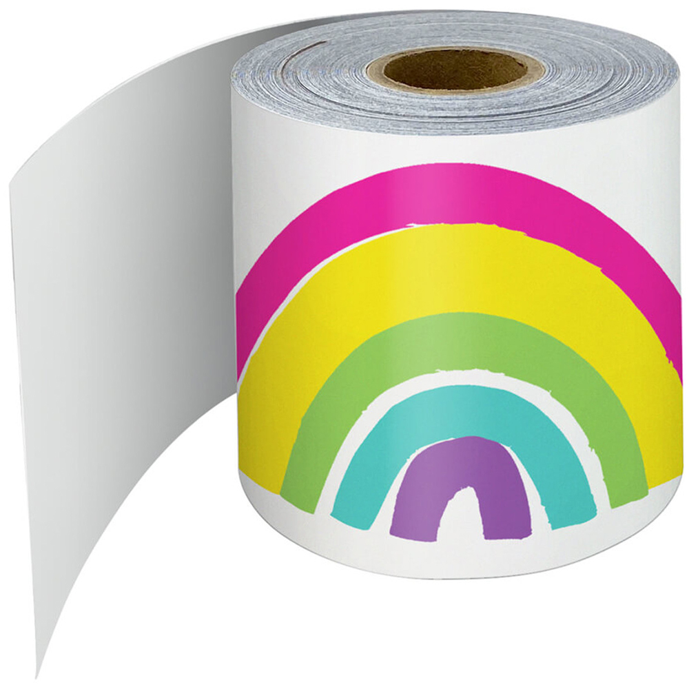 Bulletin Board Decor - Rainbows Rolled Straight Bulletin Board Borders