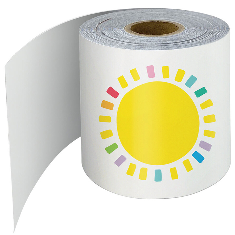 Bulletin Board Decor - Sunshine Rolled Straight Bulletin Board Borders