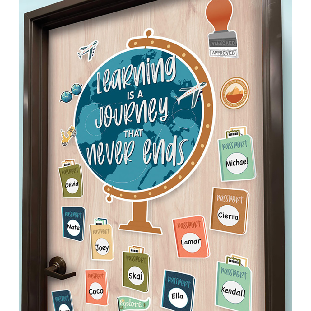 Bulletin Board Decor - Learning Is a Journey Bulletin Board Set
