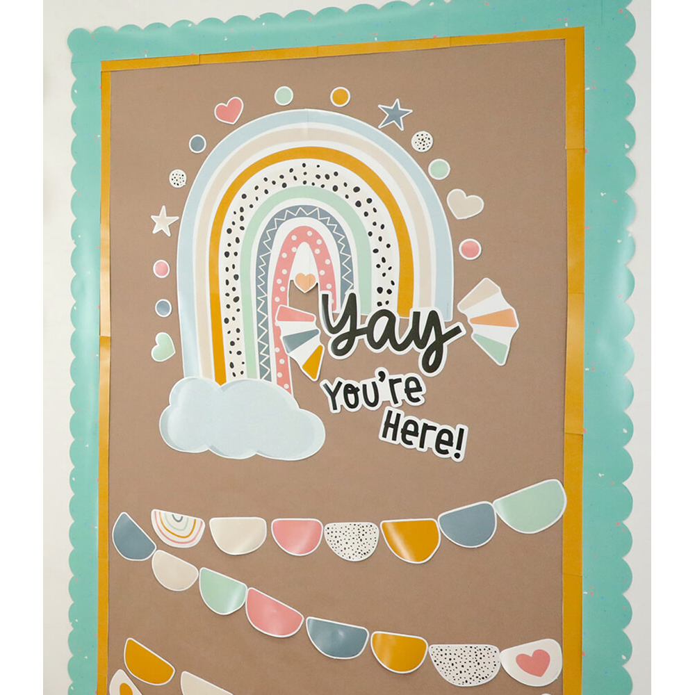 Bulletin Board Decor - Yay You're Here! Bulletin Board Set