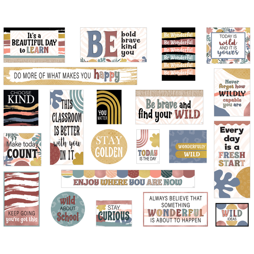 Bulletin Board Decor - Wonderfully Wild Mini Bulletin Board