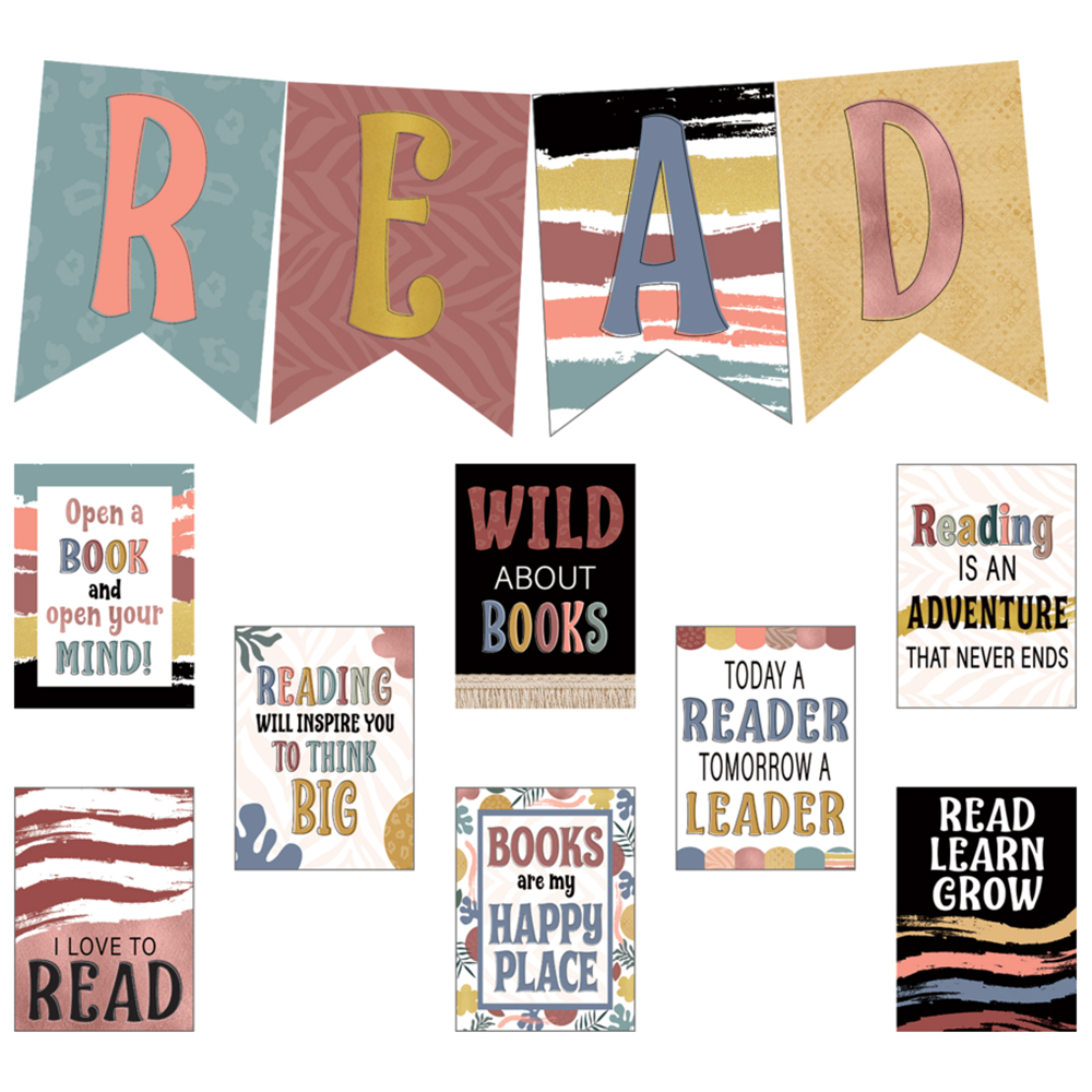 Bulletin Board Decor - Wonderfully Wild Read Bulletin Board