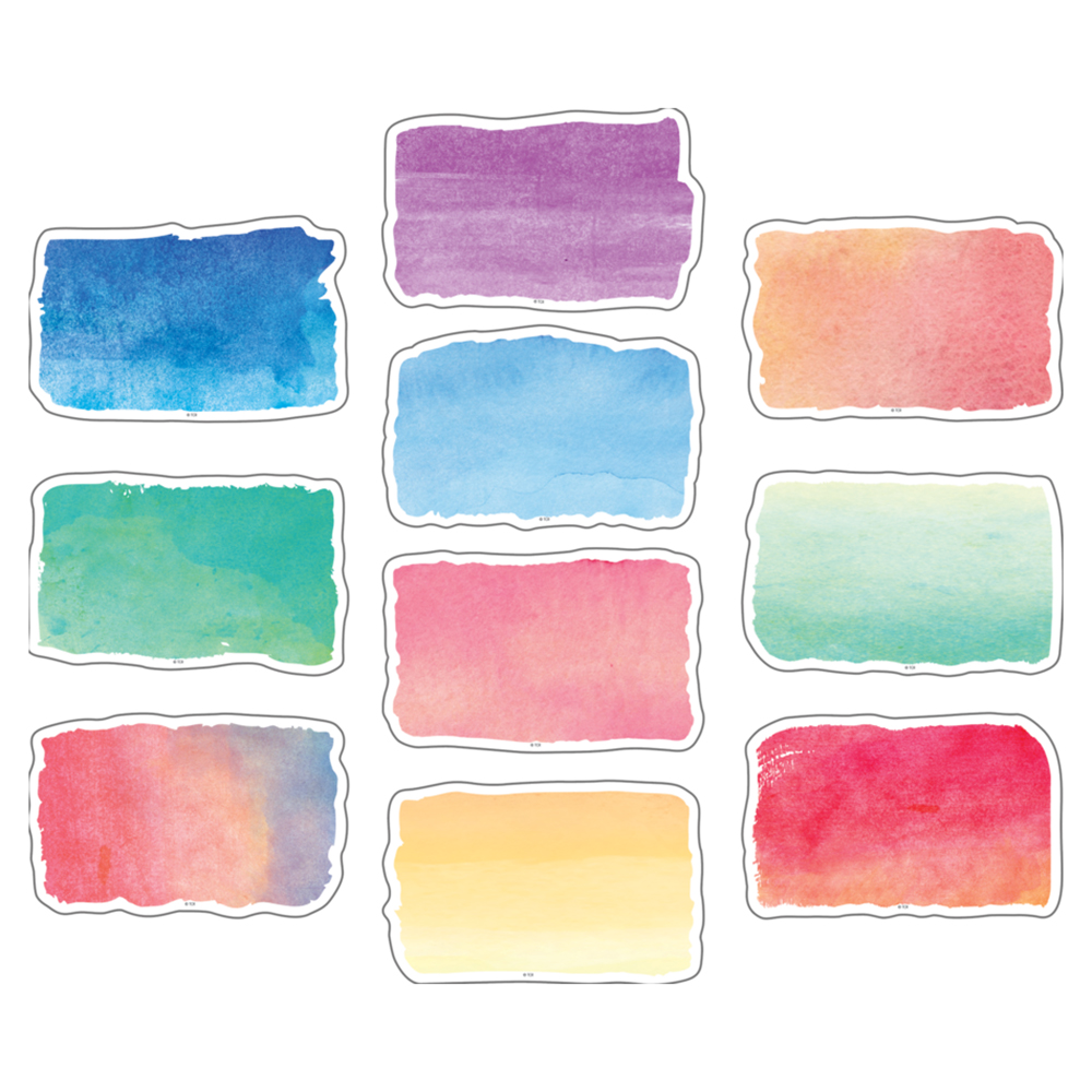 Bulletin Board Decor - Watercolor Accents