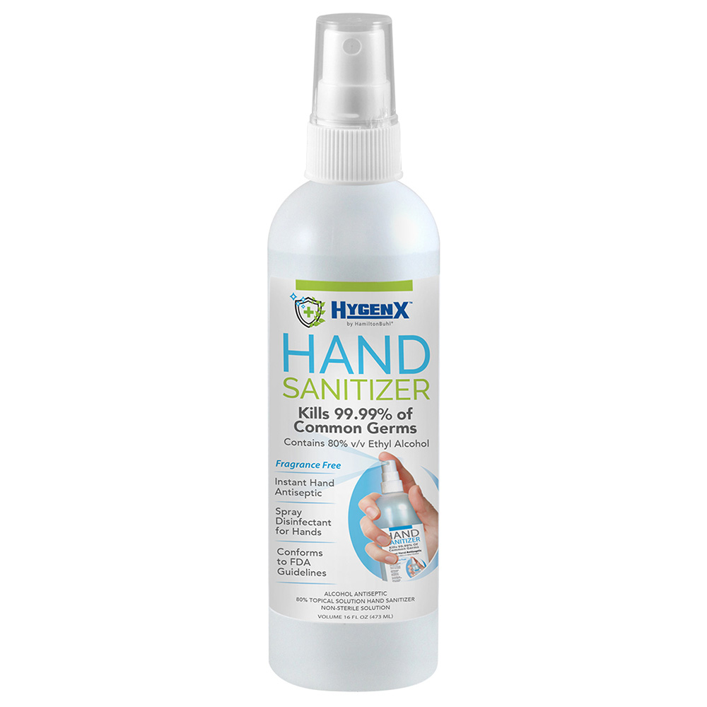 Main item Numbers - HygenX™ Hand Sanitizer - 16 oz. Bottle