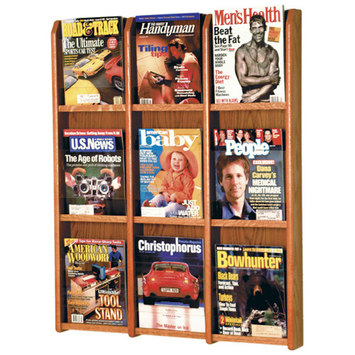 Main item Numbers - Wooden Mallet Divulge™ Oak & Acrylic Literature ...