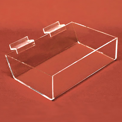 Main item Numbers - Acrylic Slatwall Slanted Tray - 2 in.H x 8 in.W x 4 ...