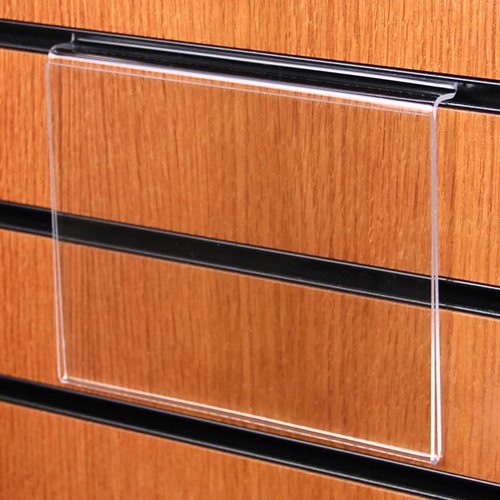 Main item Numbers - Acrylic Slatwall Top-Loading Frame - 5 in.H x 7 in.W