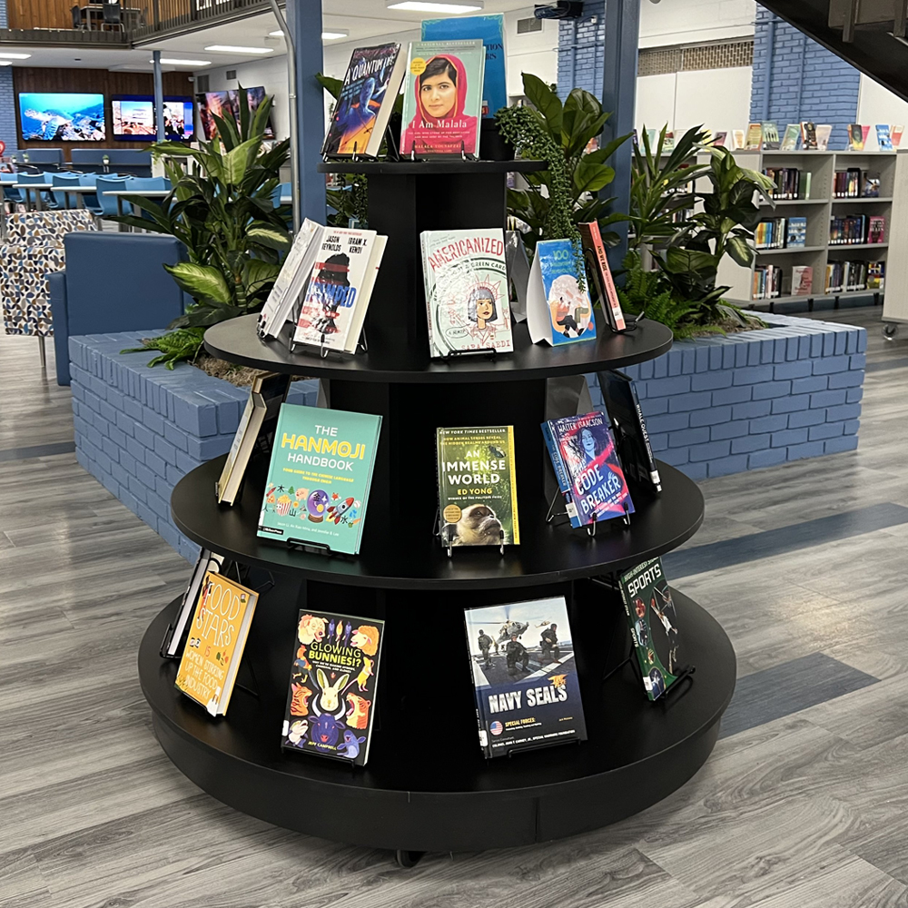 Mobile Displays - 4-Tier Mobile Display Table