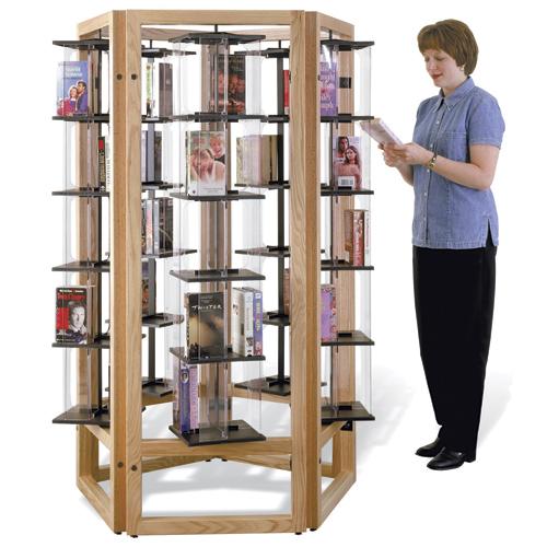 Revolving Displays - MAR-LINE® Pentagon Rotor Frame Display - 5-Towers ...