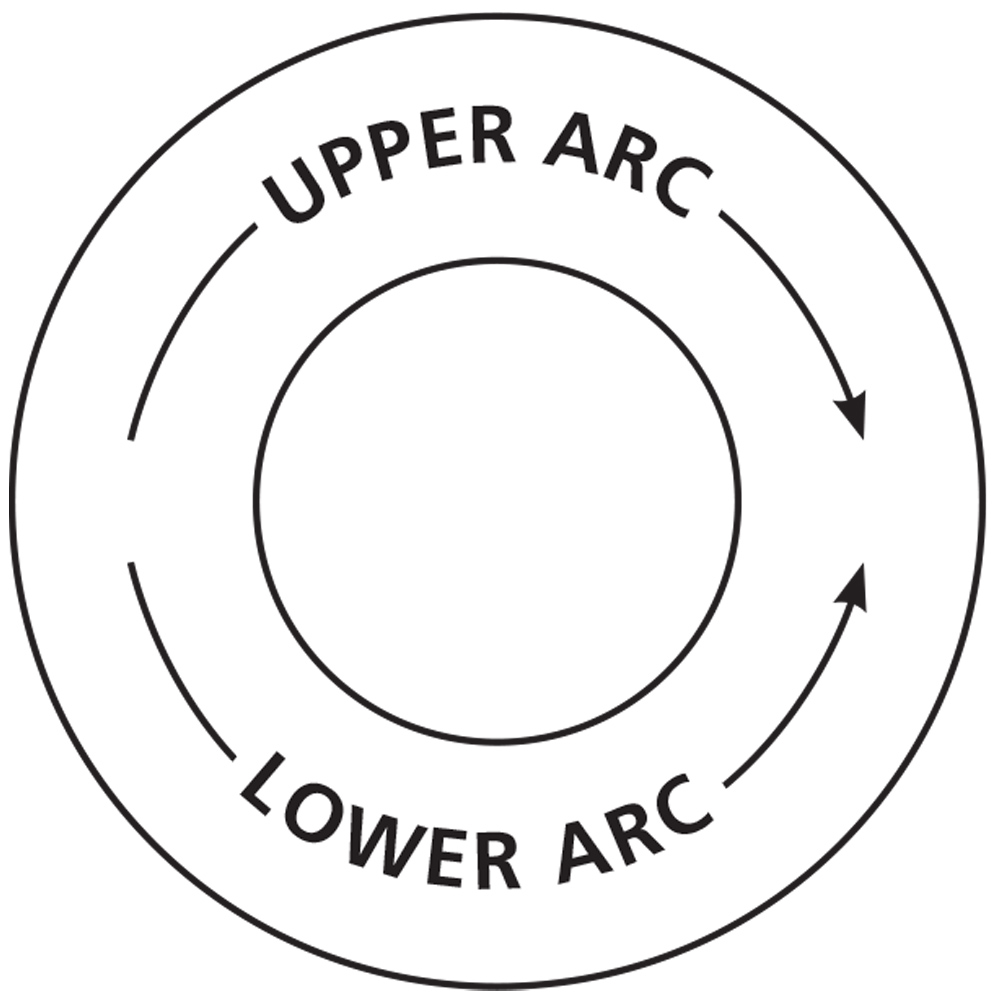 - CD-DVD Hub Labels- Custom Imprinted - Arc Style