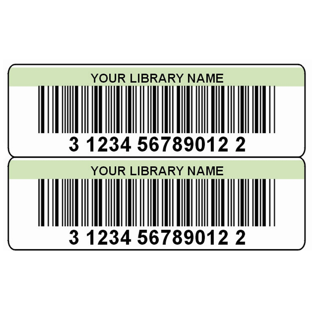 Main item Numbers - TLS™ Digital Laminated Colored Bar Code Labels - Pairs