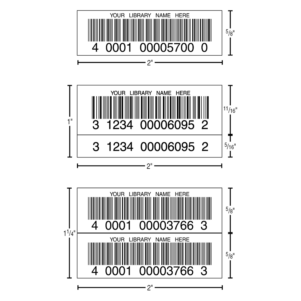 Bar Code Labels - Data2™ Digital 1-mil Laminated Bar Code Labels