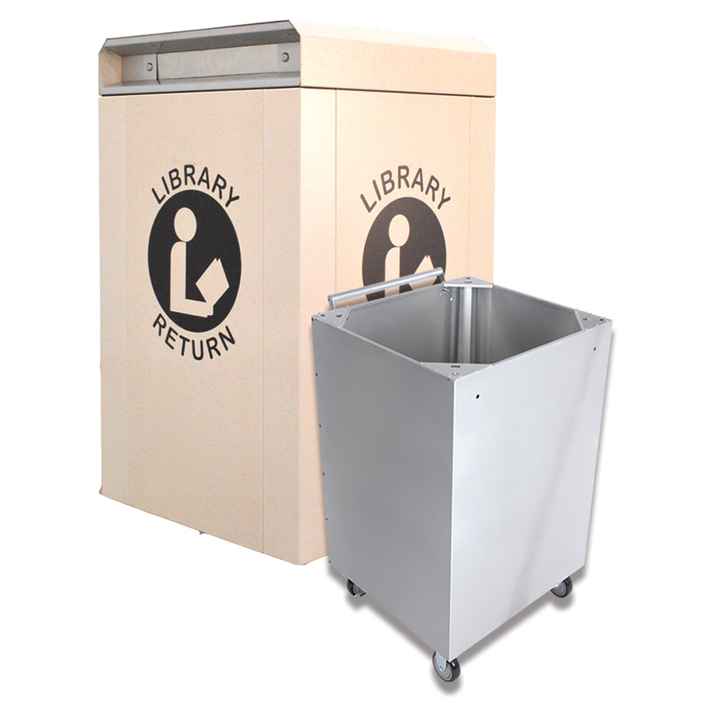 Library Book Returns - KINGSLEY 50 V-Series Outdoor DualSide Book Return