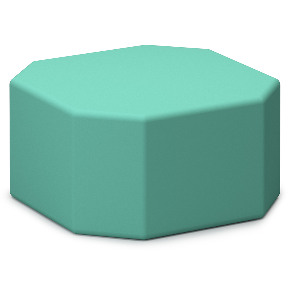 Main item Numbers - Russwood® VISIT Modular Seating - Octagon Seat, Fabric