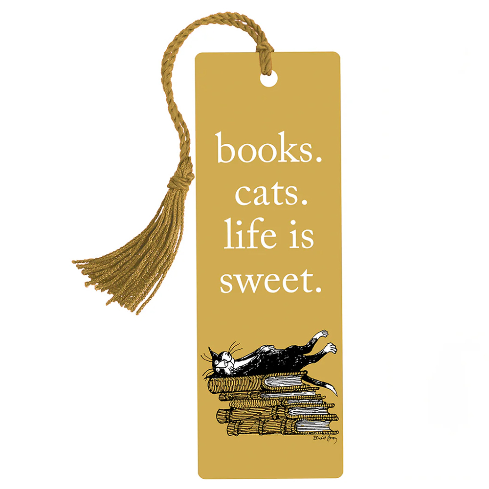 Bookmarks - Books. Cats. Life is Sweet. Bookmark