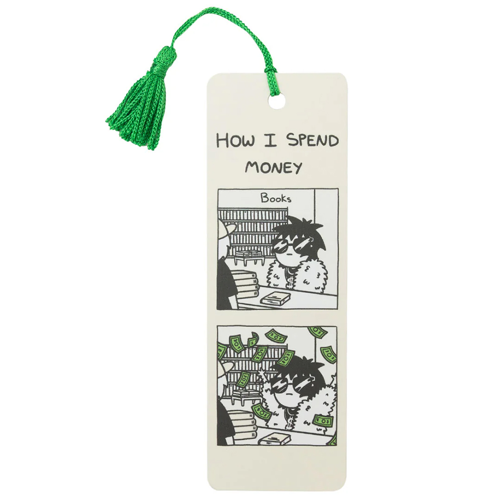 NEW PRODUCTS - How I Spend Money Bookmark