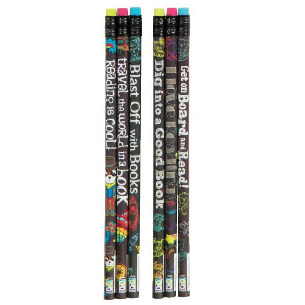 Pencils - Reading Rocks! Reading Incentive Pencils - 72/Pkg