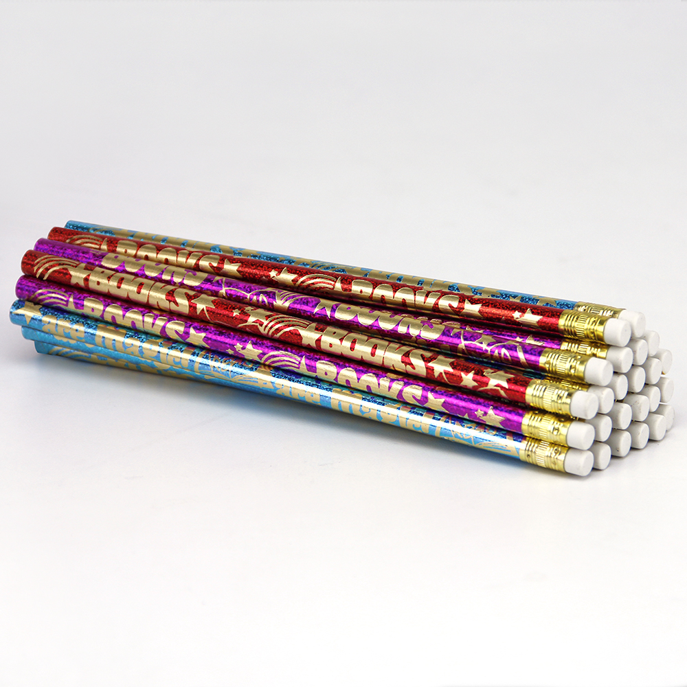 Pencils - Books are Magic Motivational Pencils - 24/Pkg
