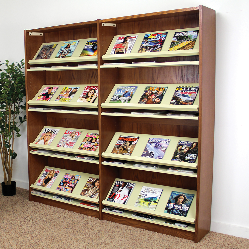 Periodical Library Shelving - Atlantis™ Magazine Library Shelving ...