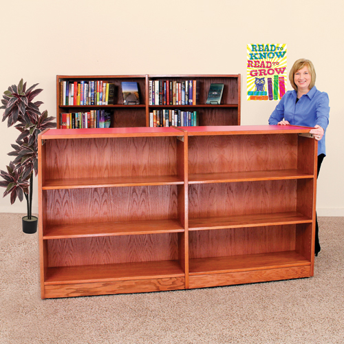 Mobile Library Shelving - Nautilus™ Mobile Library Shelving - Wood Shelves