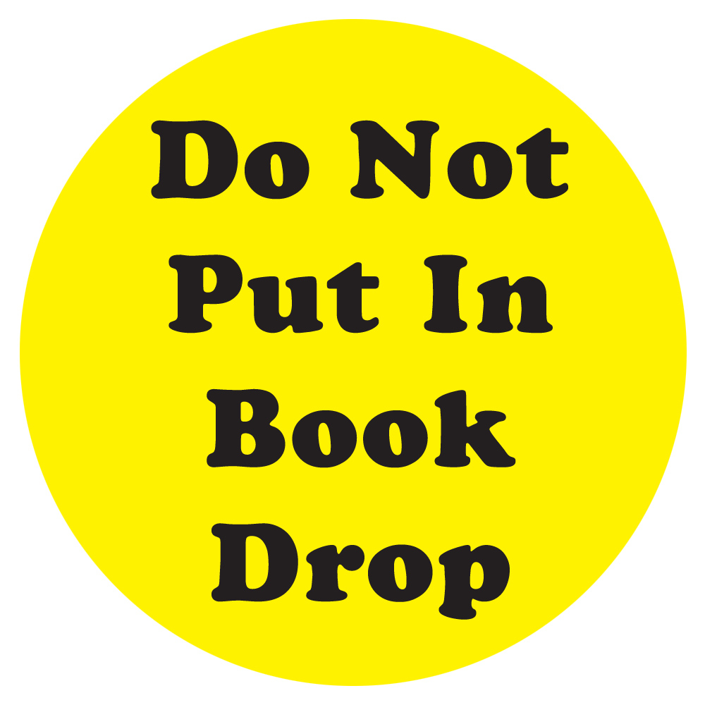 Circulation & Classification Labels - Information Dot Labels - Do Not ...