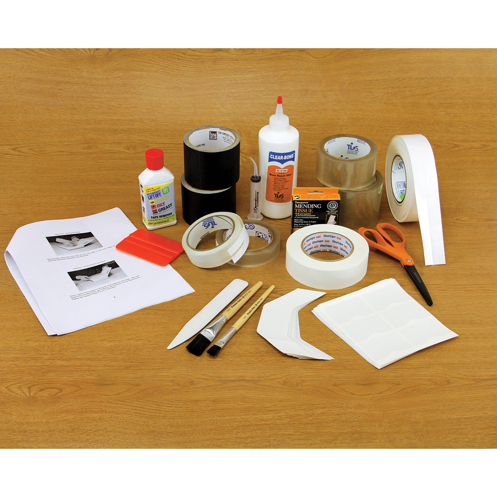 Book Repair Kits - Total Book Repair Kit with Tools