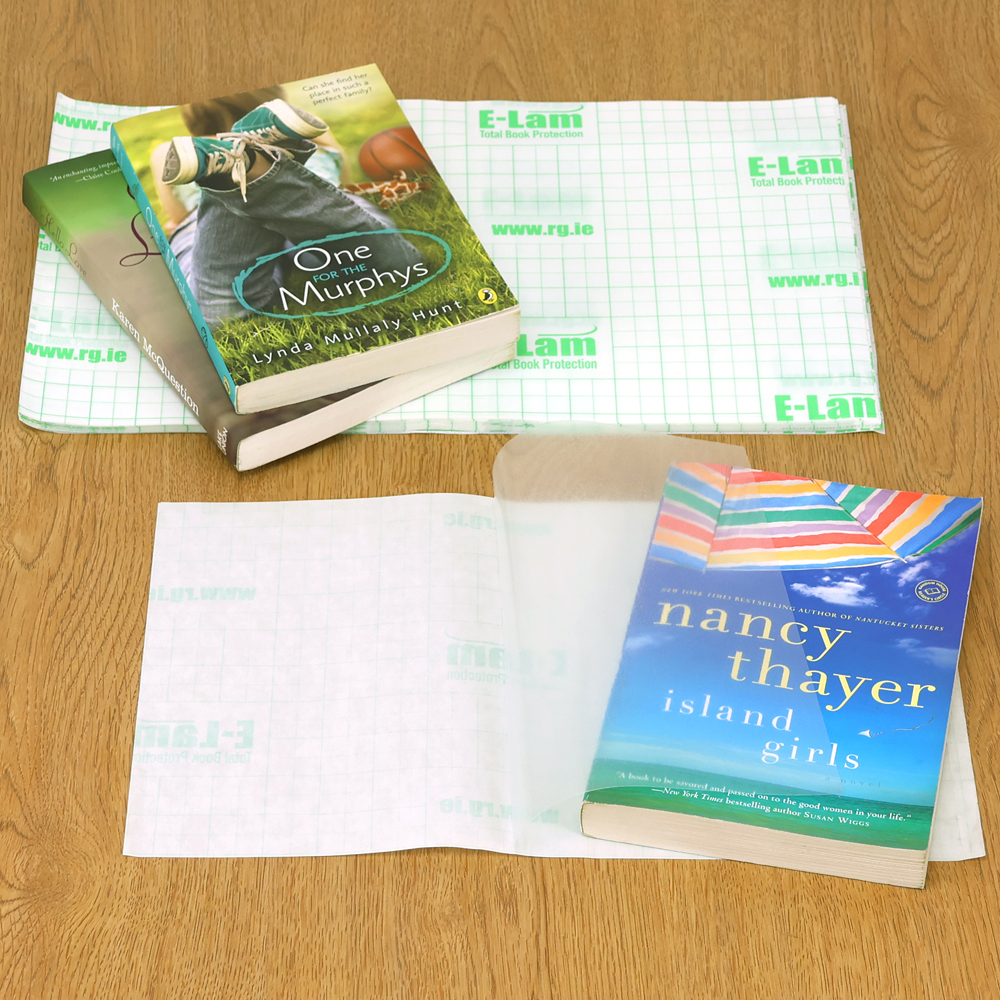 Protective Book Covers - E-Lam Organic Self-Adhesive Book Covers
