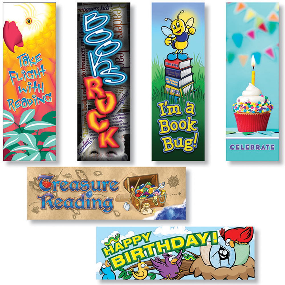 Bookmarks - Bookmarks Assortment Pack #4 - 6 Designs - 36/Pkg