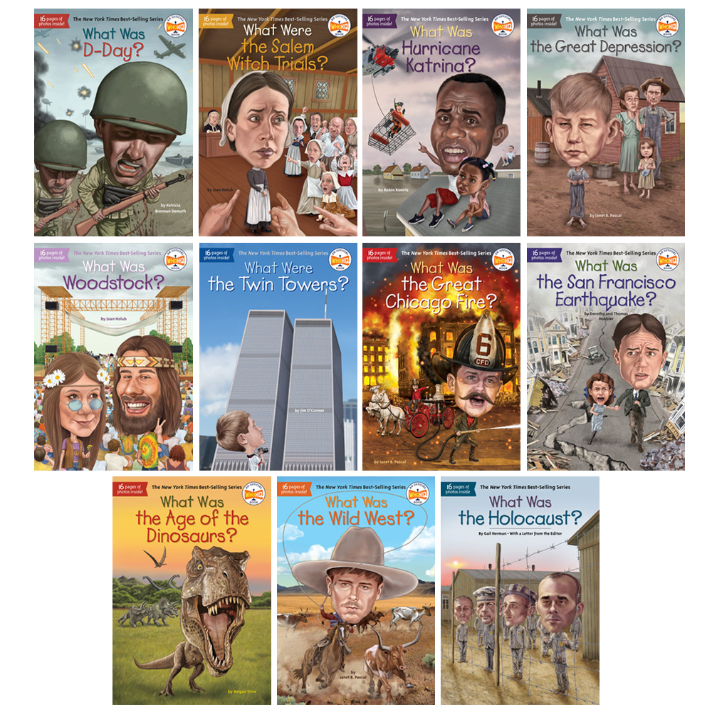 Educational Books and DVDs - What Was…? 11 Books - Set 2