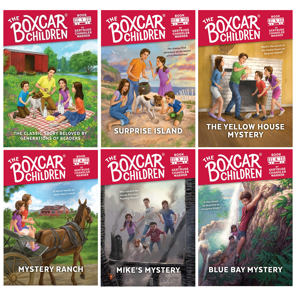 PERMA-BOUND - The Box Car Children 6 Books - Set 1