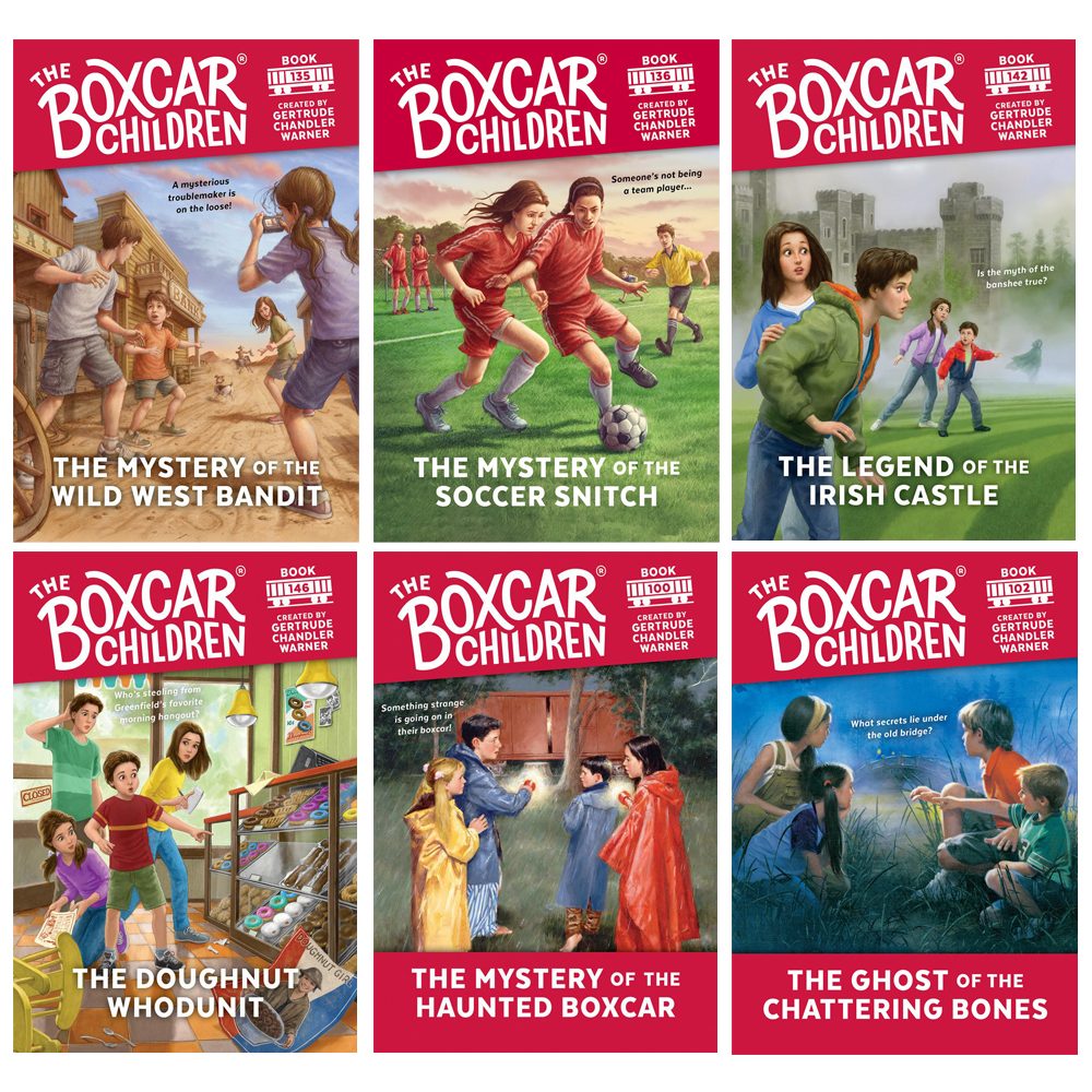 PERMA-BOUND - The Box Car Children 6 Books - Set 4