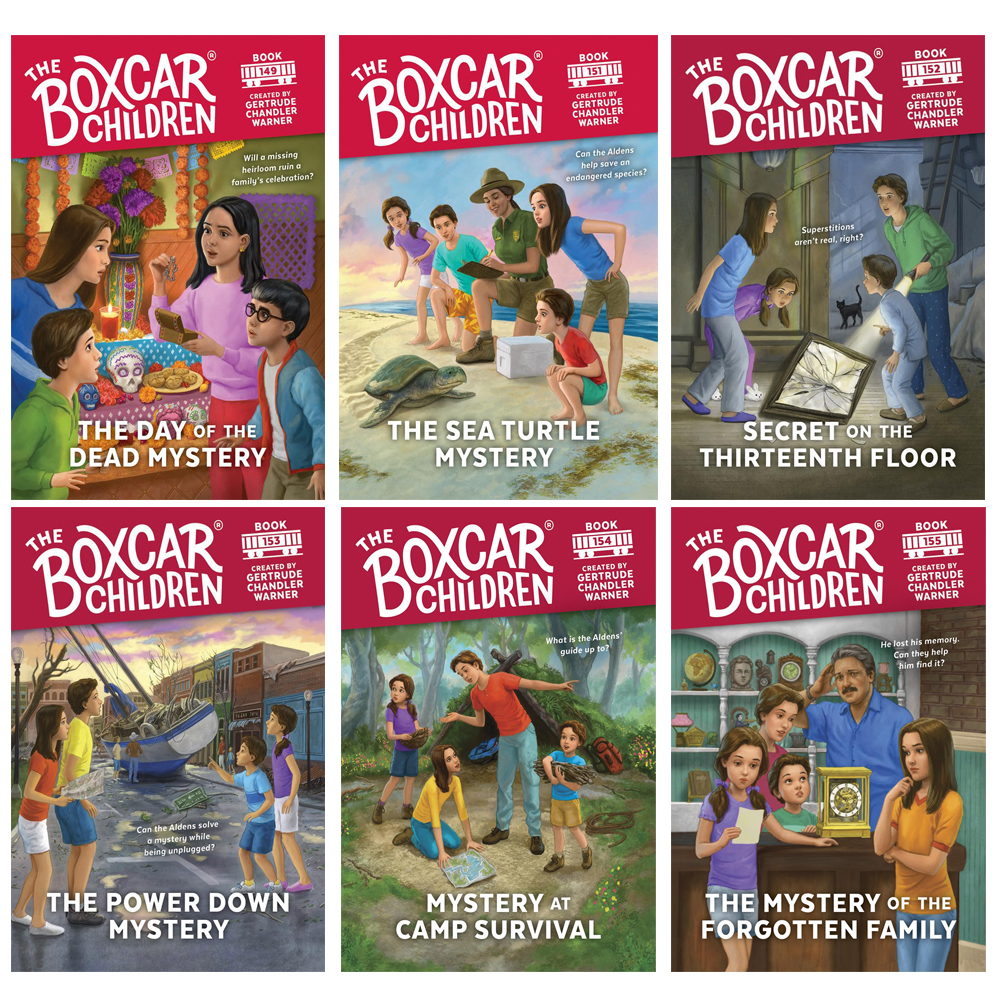 PERMA-BOUND - The Box Car Children 6 Books - Set 6