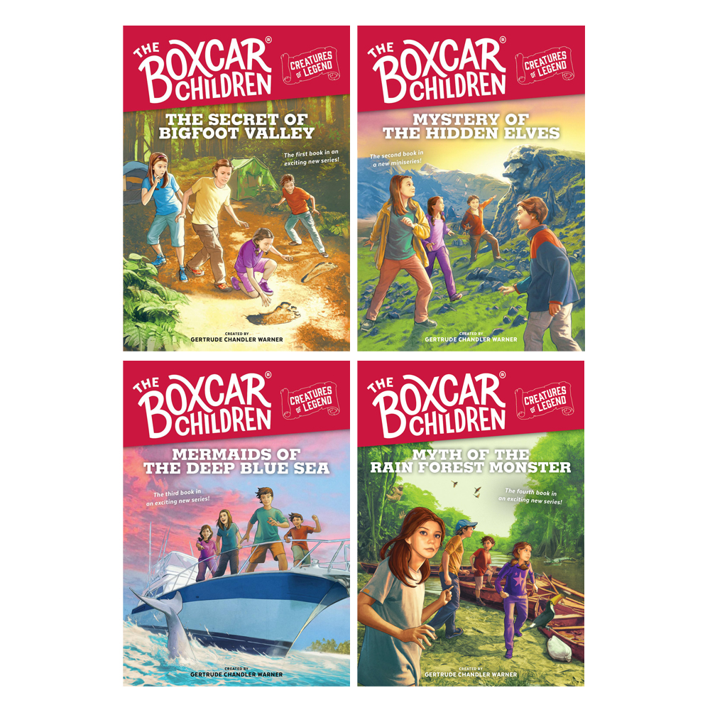 PERMA-BOUND - The Box Car Children Creatures of Legend 4 Book Set
