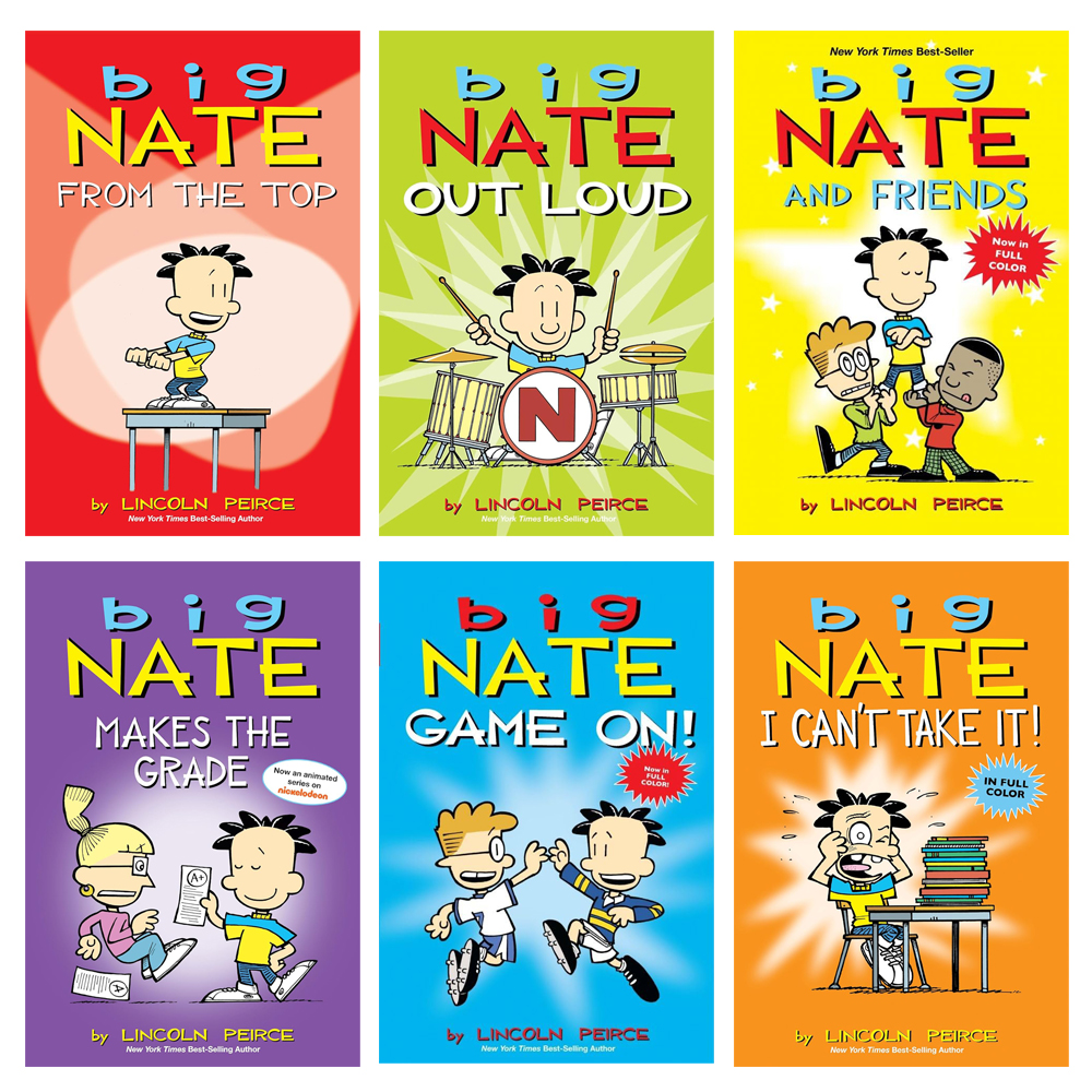 PERMA-BOUND - Big Nate Graphic Novel 12 Books - Set 1