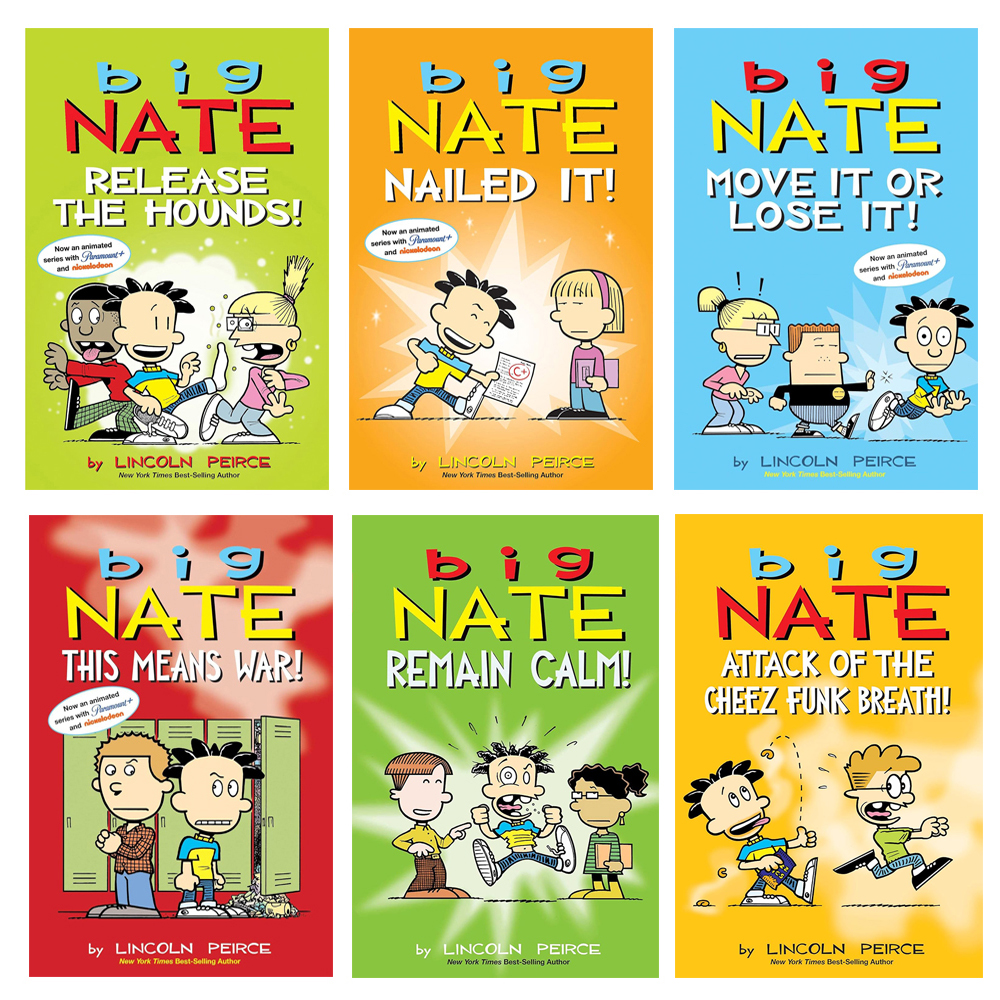 PERMA-BOUND - Big Nate Graphic Novel 7 Books - Set 3