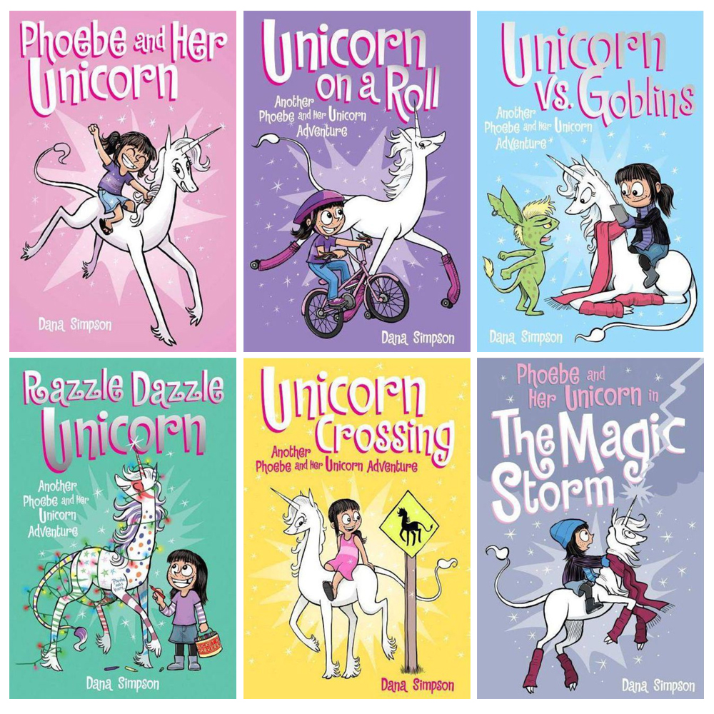 PERMA-BOUND - Phoebe And Her Unicorn 12 Graphic Novels Set 1