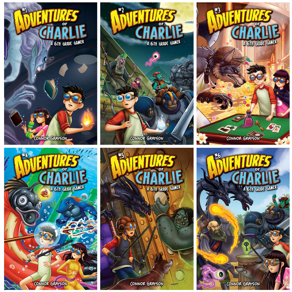 NEW PRODUCTS - Adventures of Charlie 6 Book Set